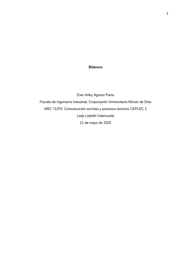 BITACORAS | PDF | Amor