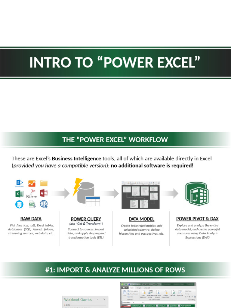Data Analysis Using Excel Handouts | PDF | Microsoft Excel | Databases