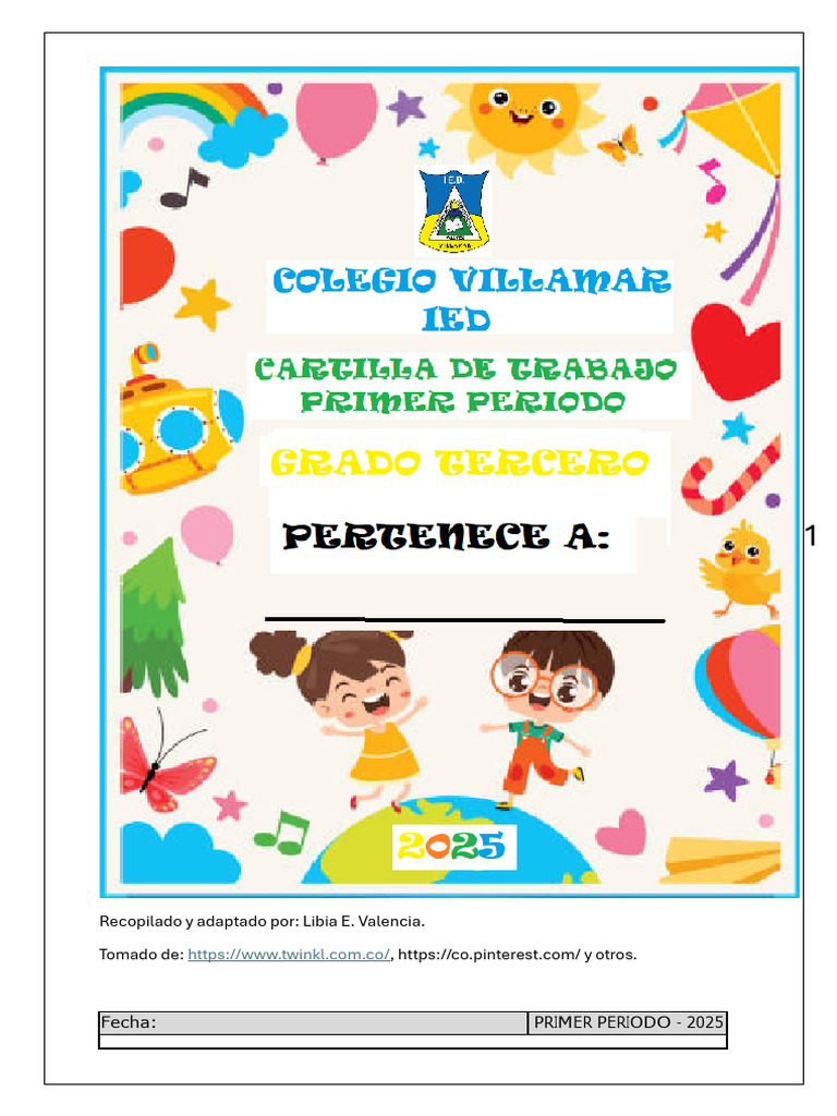 Modulo Primer Periodo Tercero Villamar - Libia Valencia 24800 Cada Una | PDF