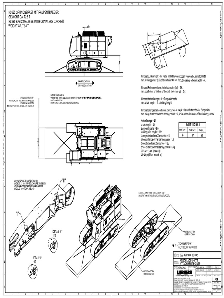 Crane's Lifting - Liebherr | PDF