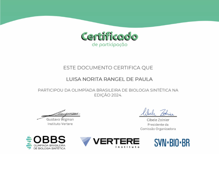 Certificado | PDF
