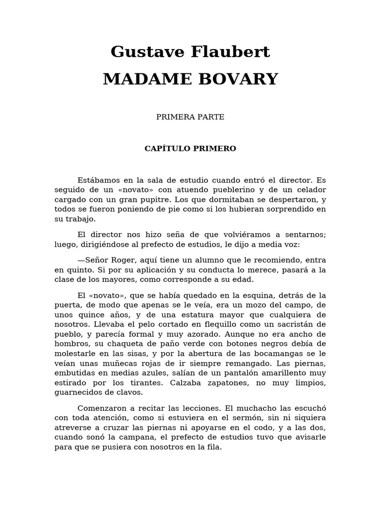 Madame Bovary | PDF