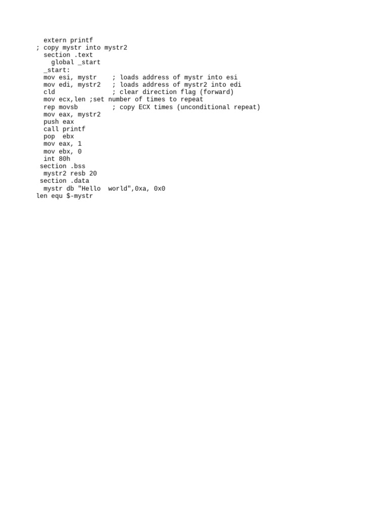 10 Strings - Asm | PDF