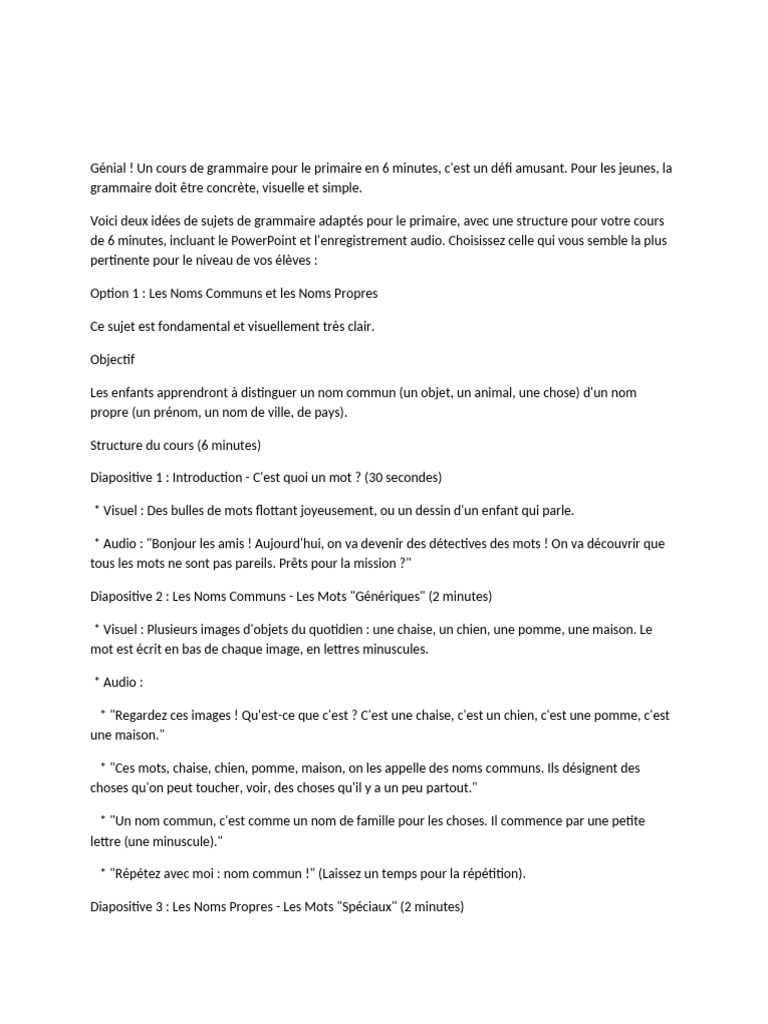 Noms Communs et Noms Propres expliqués | PDF | Genre grammatical