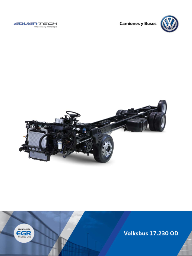 Ficha Tecnica Volkbus 17.230 OD | PDF | Eje | Sistema de freno antibloqueo