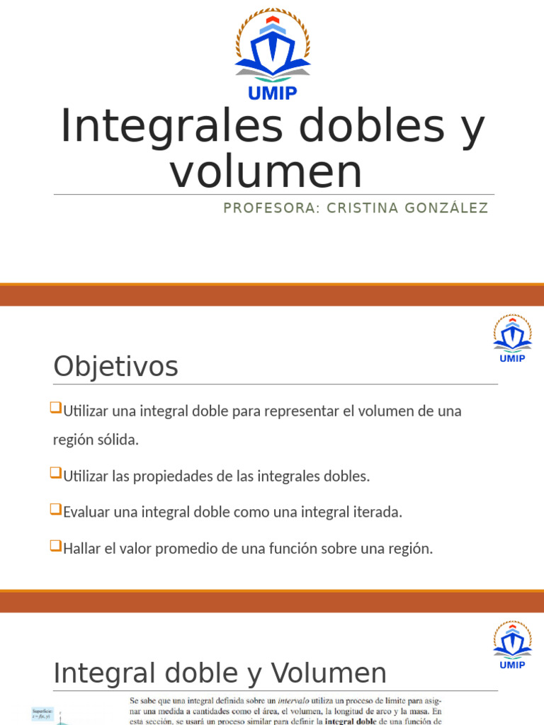 Integrales Múltiples 2. Dobles | PDF