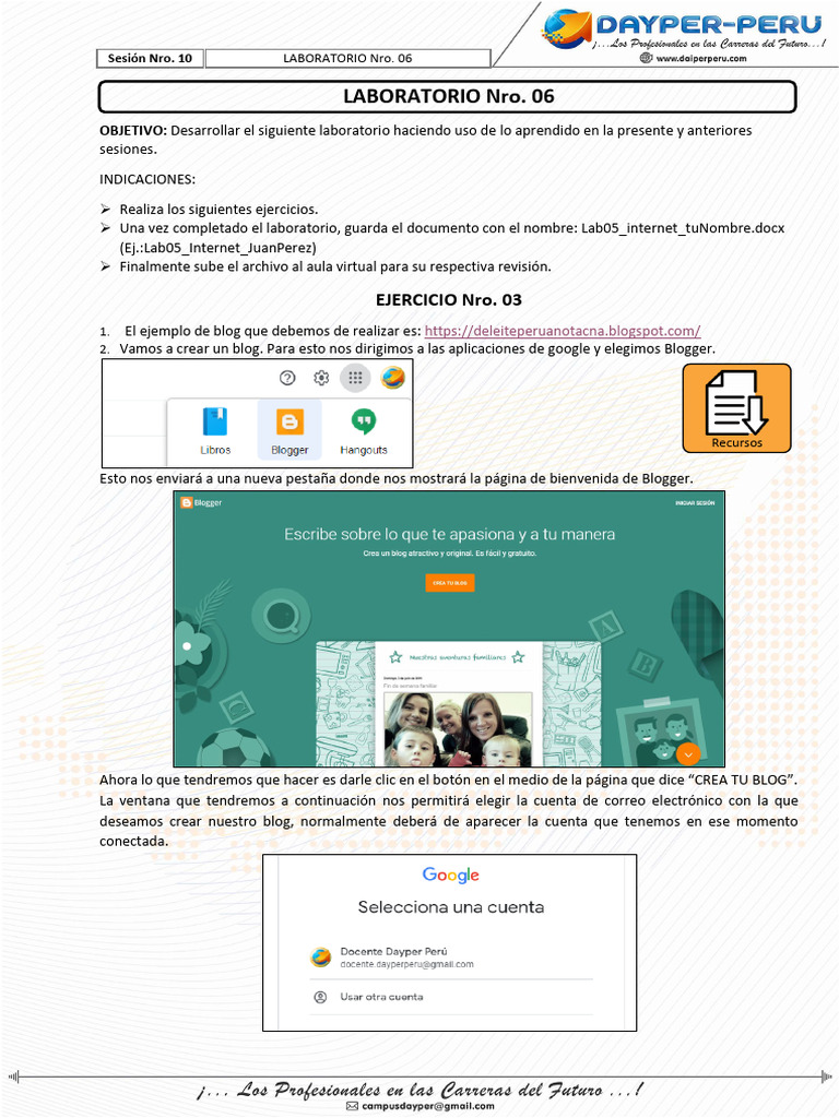 Lab06 Internet CesarValencia | PDF | Blog | ciberespacio