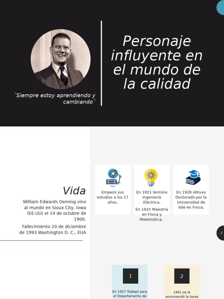 Exposición Edward Deming | PDF