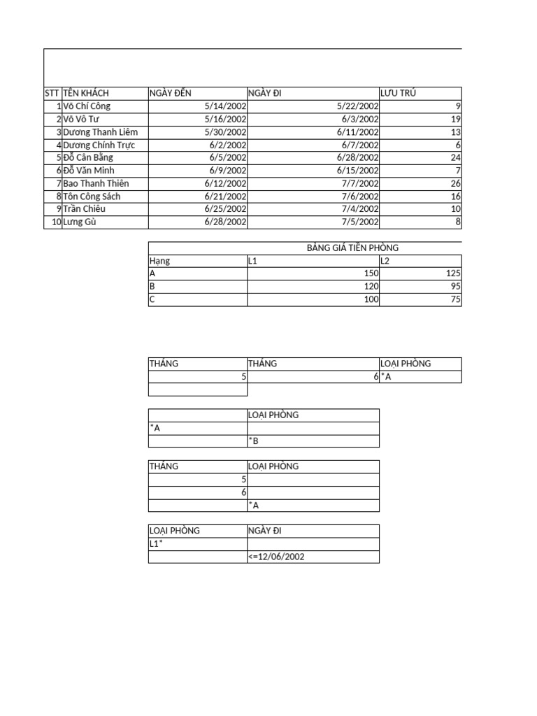 9.1-Bài 2 EXCEL | PDF