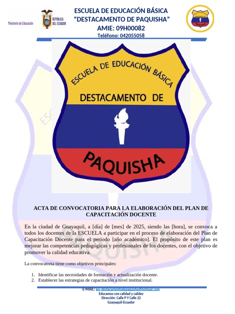 Actas Manual de Procedimiento | PDF | Maestros | Escuelas