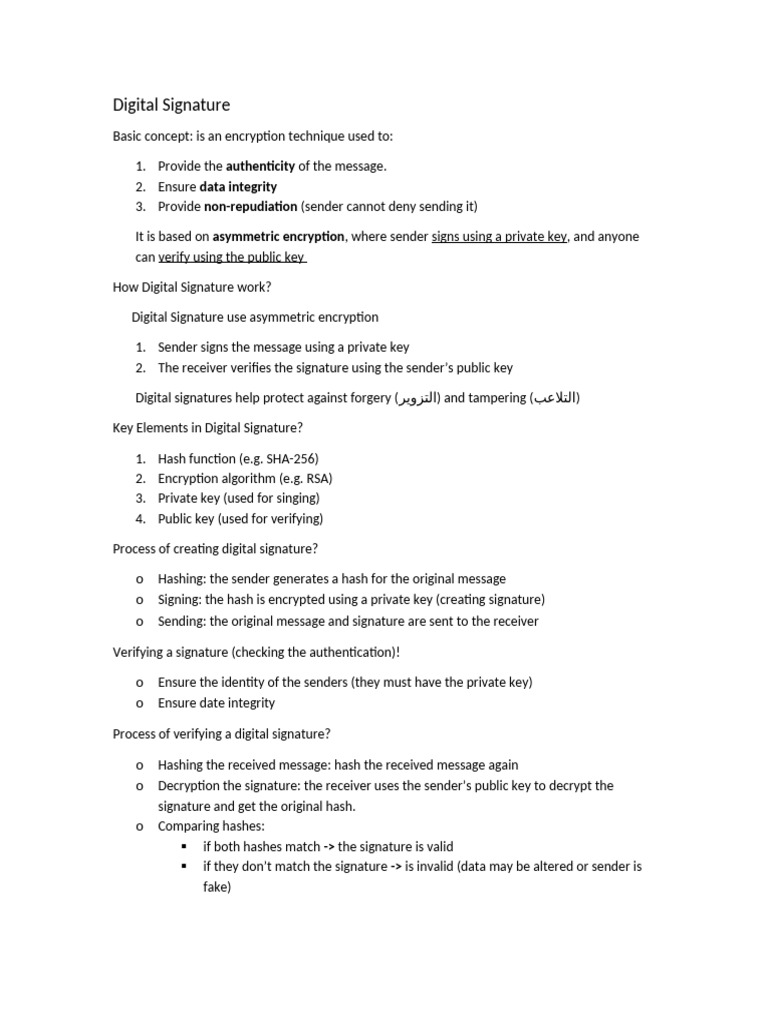Understanding Digital Signatures Explained | PDF
