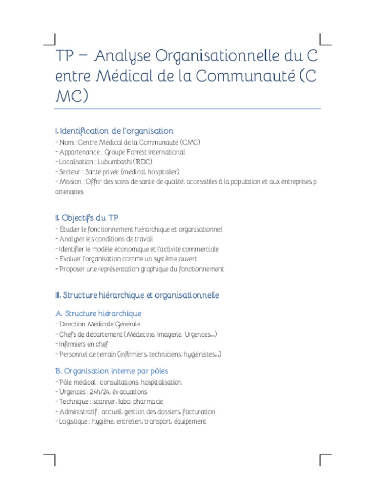 TP Analyse CMC Groupe Forrest Phoenix | PDF