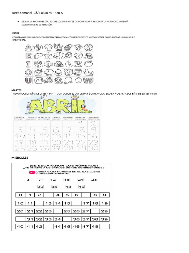 Tarea Semanal 28 | PDF