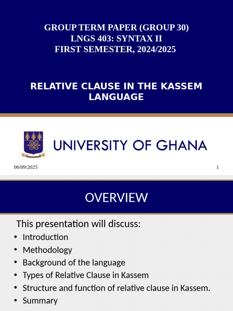 Project Presentation for Kassem[1] | PDF | Clause | Subject (Grammar)