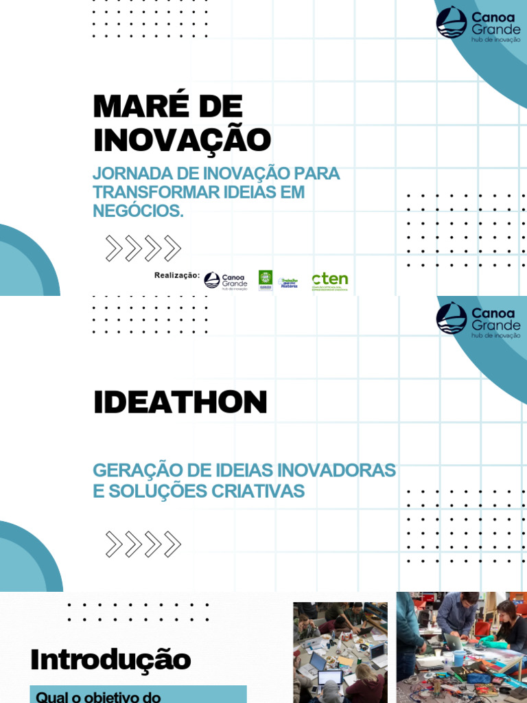 Ideathon: Transformando Ideias em Negócios | PDF | Empresa Startup ...