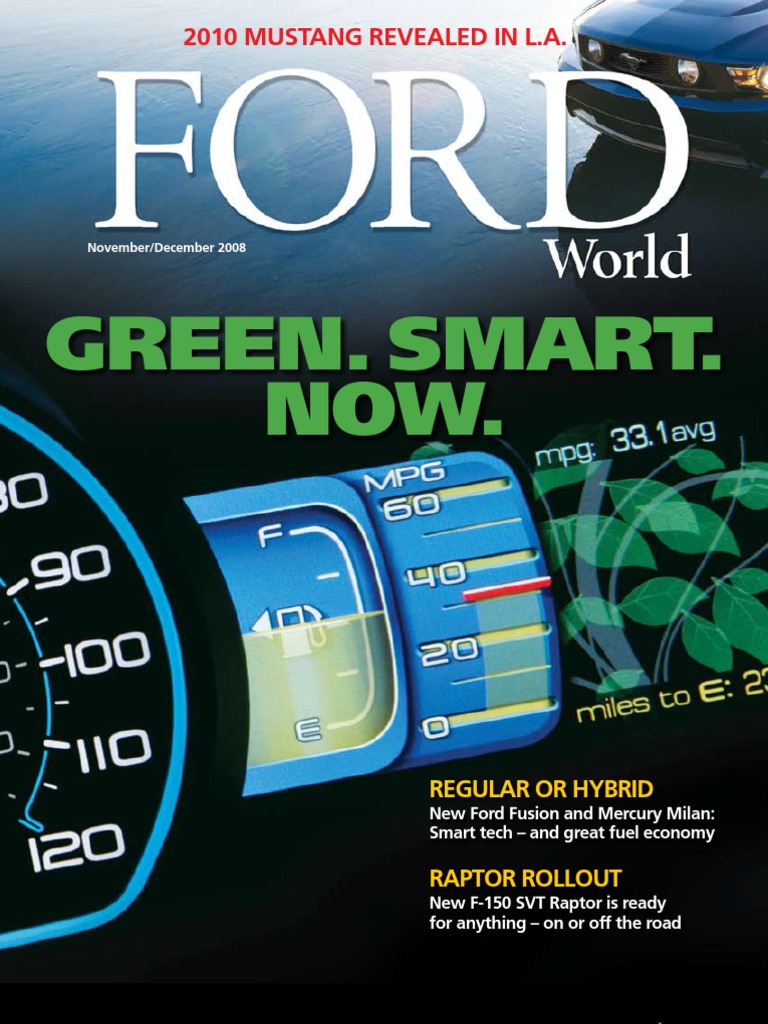 Ford World Nov/Dec 2008 | PDF | Ford Motor Company | Lincoln Motor Company