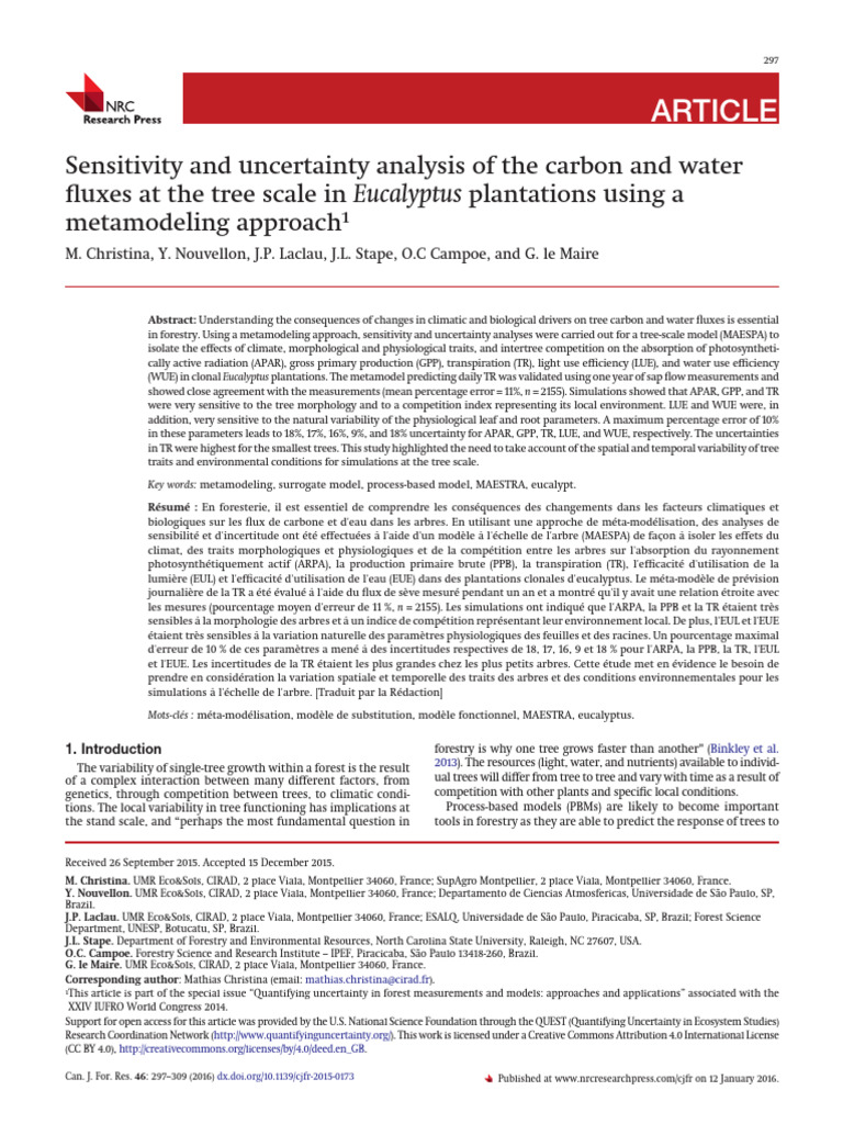 le-maire-et-al-2016-sensitivity-and-uncertainty-analysis-of-the-carbon-and-water-fluxes-at-the ...