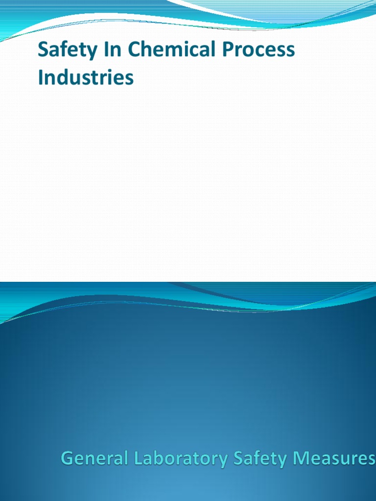 Safety in Chemical Process Industries | PDF | Risk | Risk Management