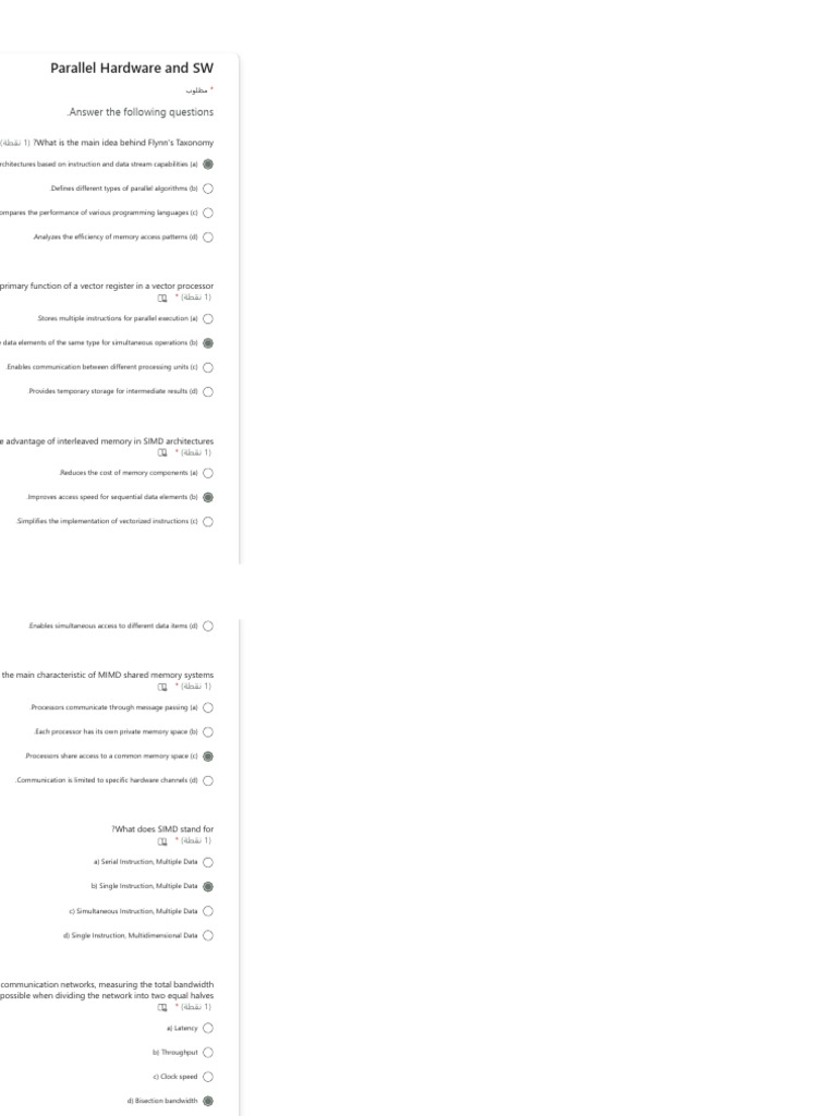 Parallel Hardware and SW | PDF | Parallel Computing | Central Processing Unit