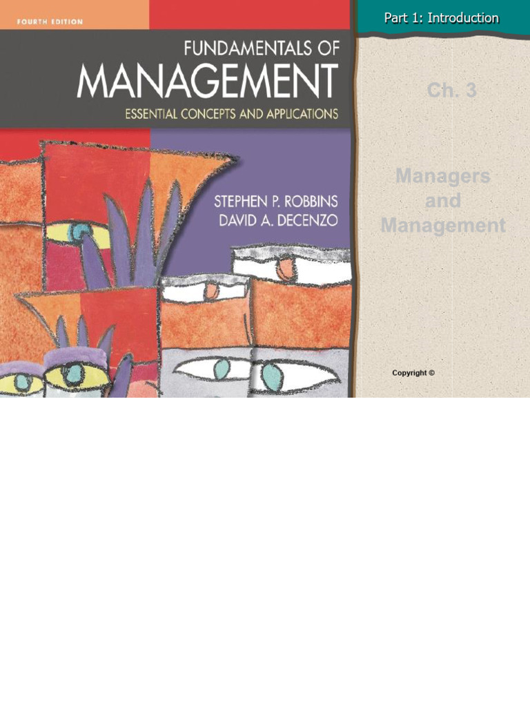 Ch3 Managers and Management | PDF | System | Business
