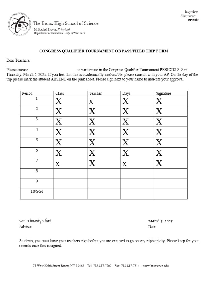 2025 Congress Qualifier OB Pass | PDF