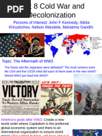 Cold War and Decolonization Overview | PDF | Cold War | Communism