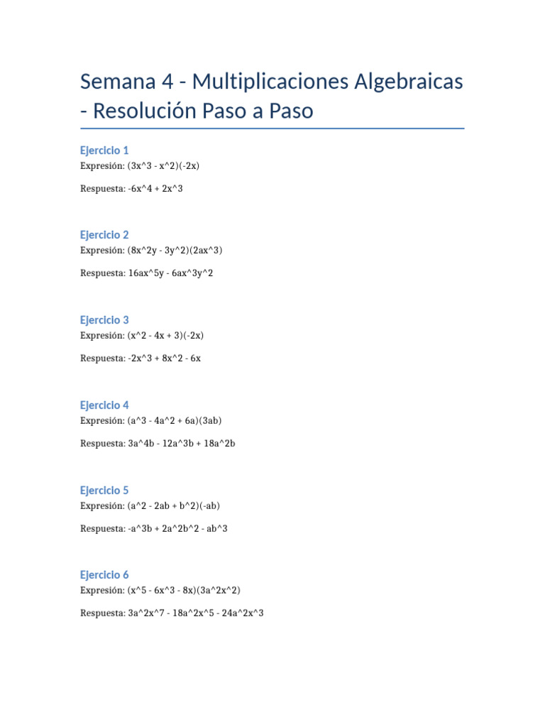 Semana4 Multiplicacion Algebraica | PDF