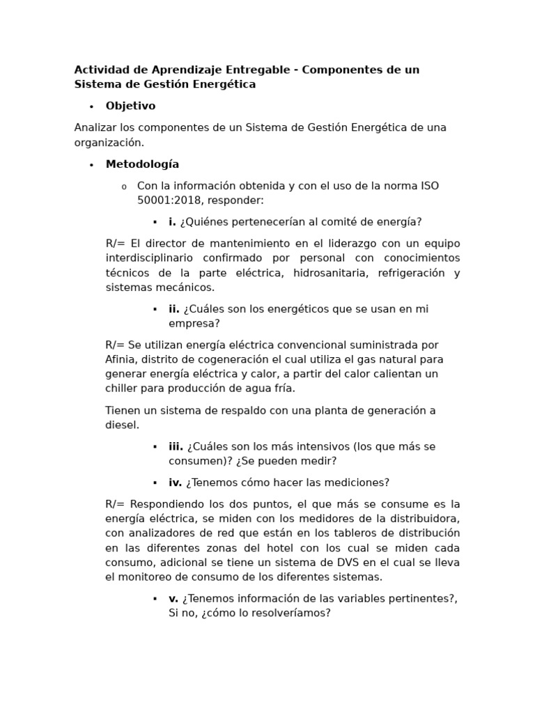 Actividad de Aprendizaje Entregable 6 | PDF | Cogeneración | Tecnologías sostenibles