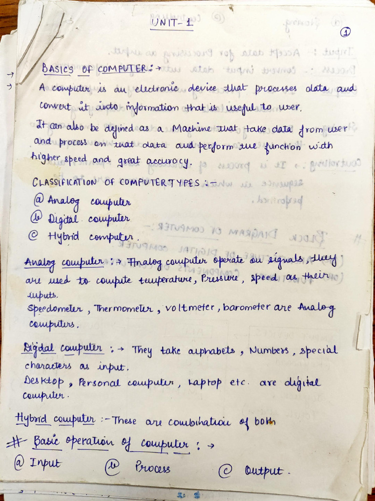 C Notes Unit 1,2,3 | PDF