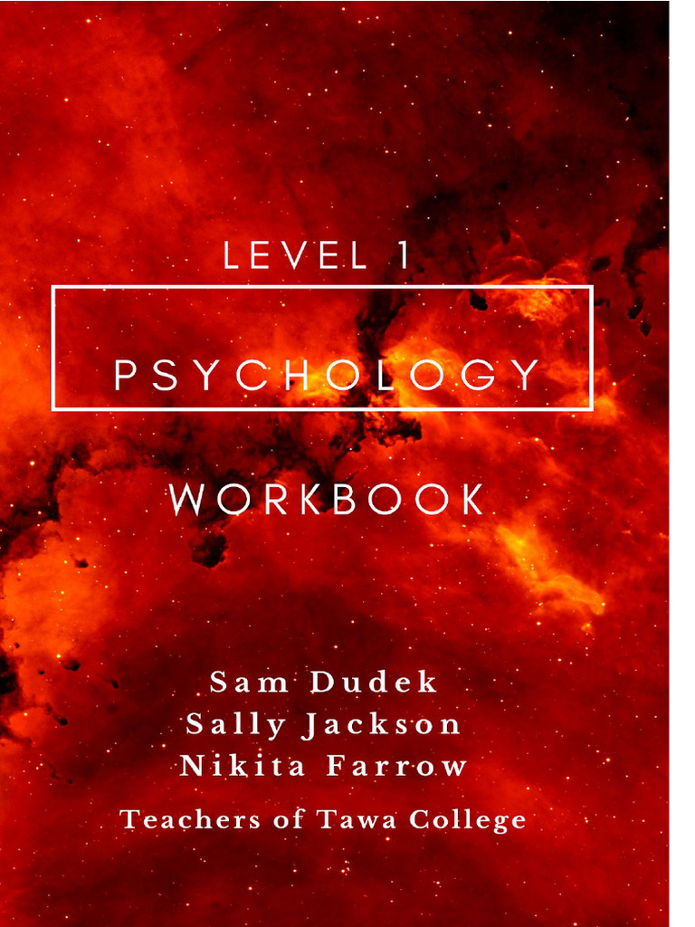 Level 1 Psychology Workbook | PDF | Self Report Study | Psychology