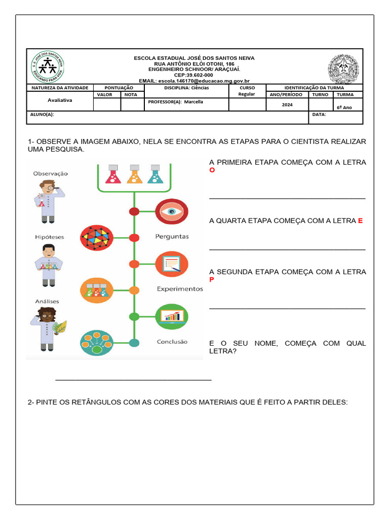 Adaptada 6 Ano Cien | PDF