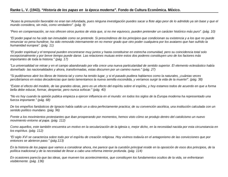 Fichaje Von Ranke | PDF | Período moderno temprano