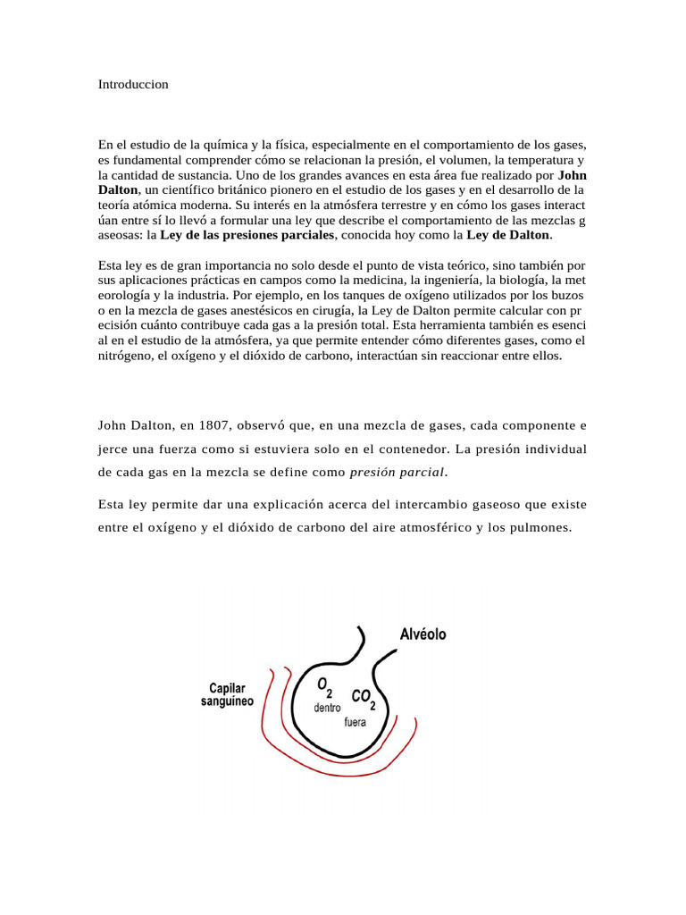 John Dalton | PDF | Gases | Oxígeno
