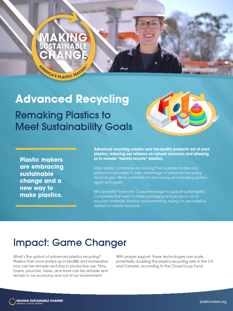 Advanced Recycling: Transforming Plastics | PDF | Recycling | Plastic