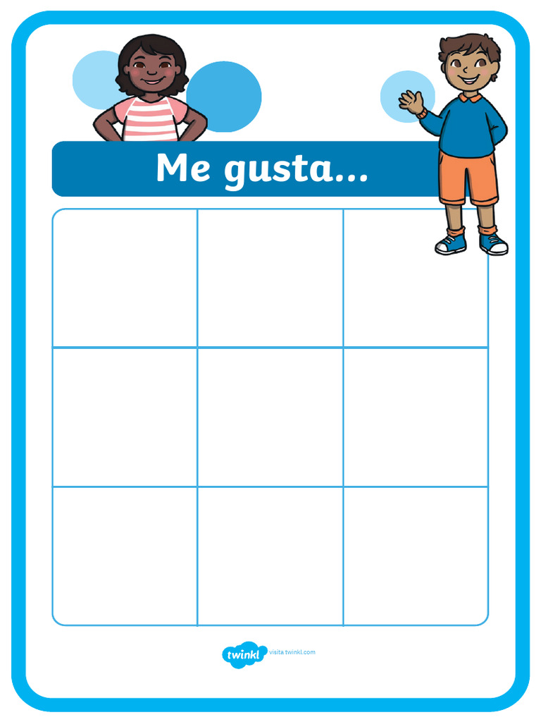 Actividad de Clasificacion Gustos y Preferencias Me Gusta y No Me Gusta ...