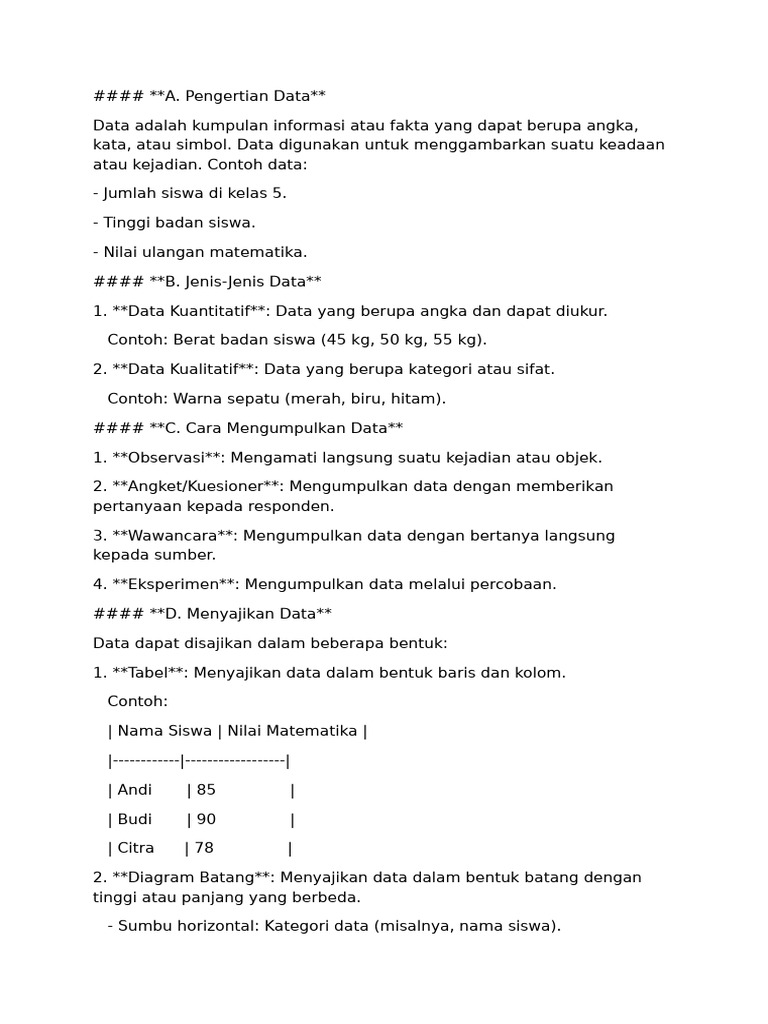 Matematika Data | PDF