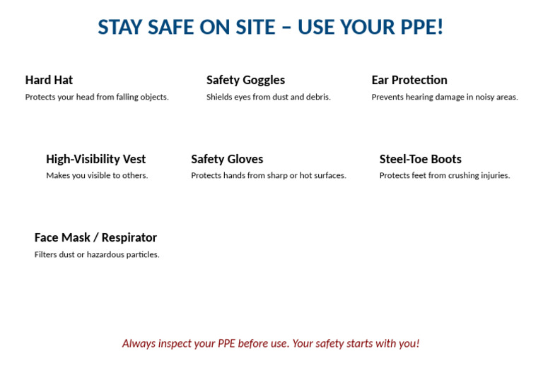 Construction Site Safety Poster | PDF