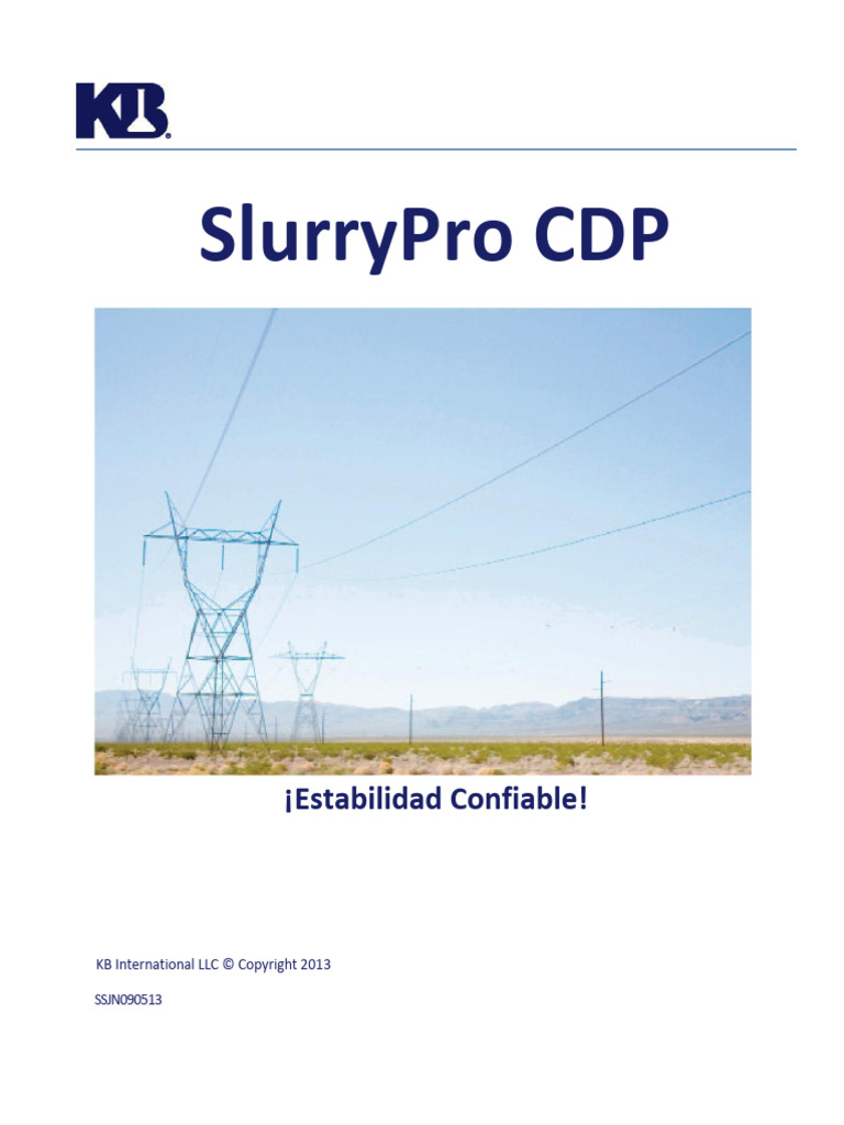 Ficha Técnica Slurry Pro CDP | PDF | Hormigón | Fundación (Ingeniería)