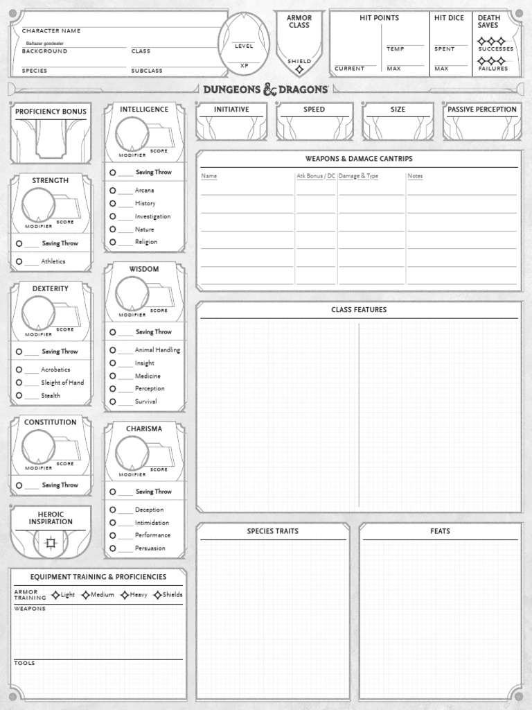 DND 2024 Character-Sheet | PDF | Role Playing | Gaming
