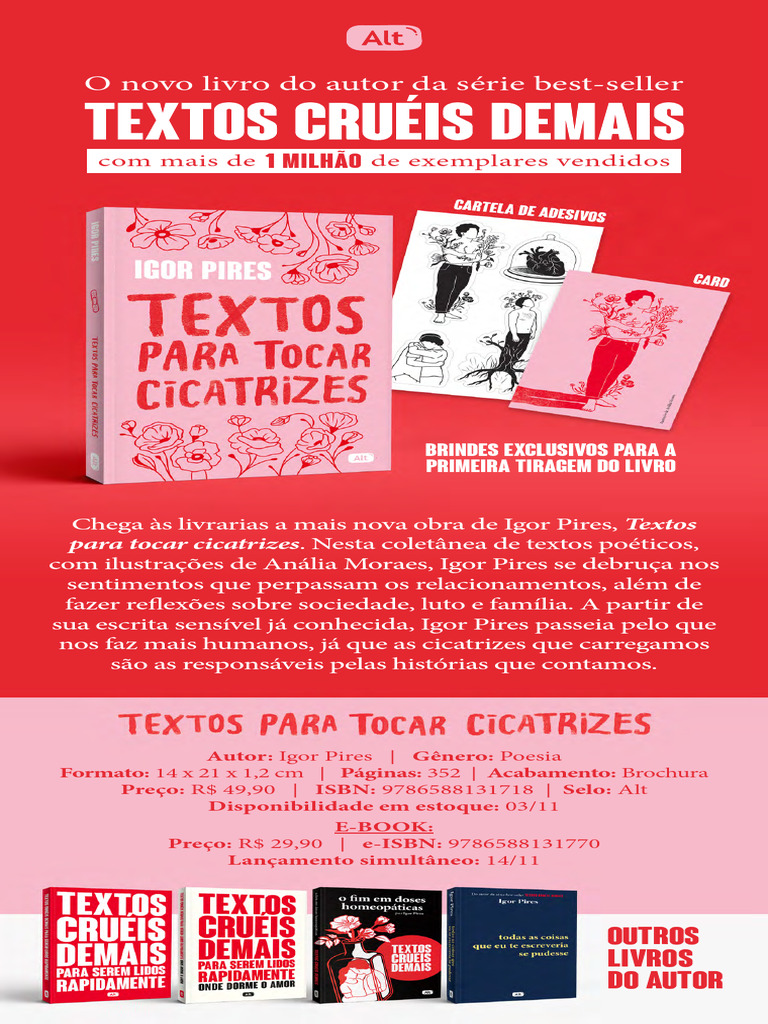 Release Textos Para Tocar Cicatrizes | PDF