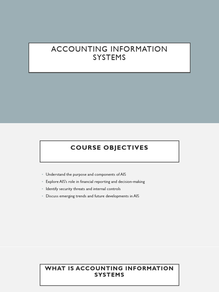 Accounting Information Systems | PDF | Accounting | Artificial Intelligence