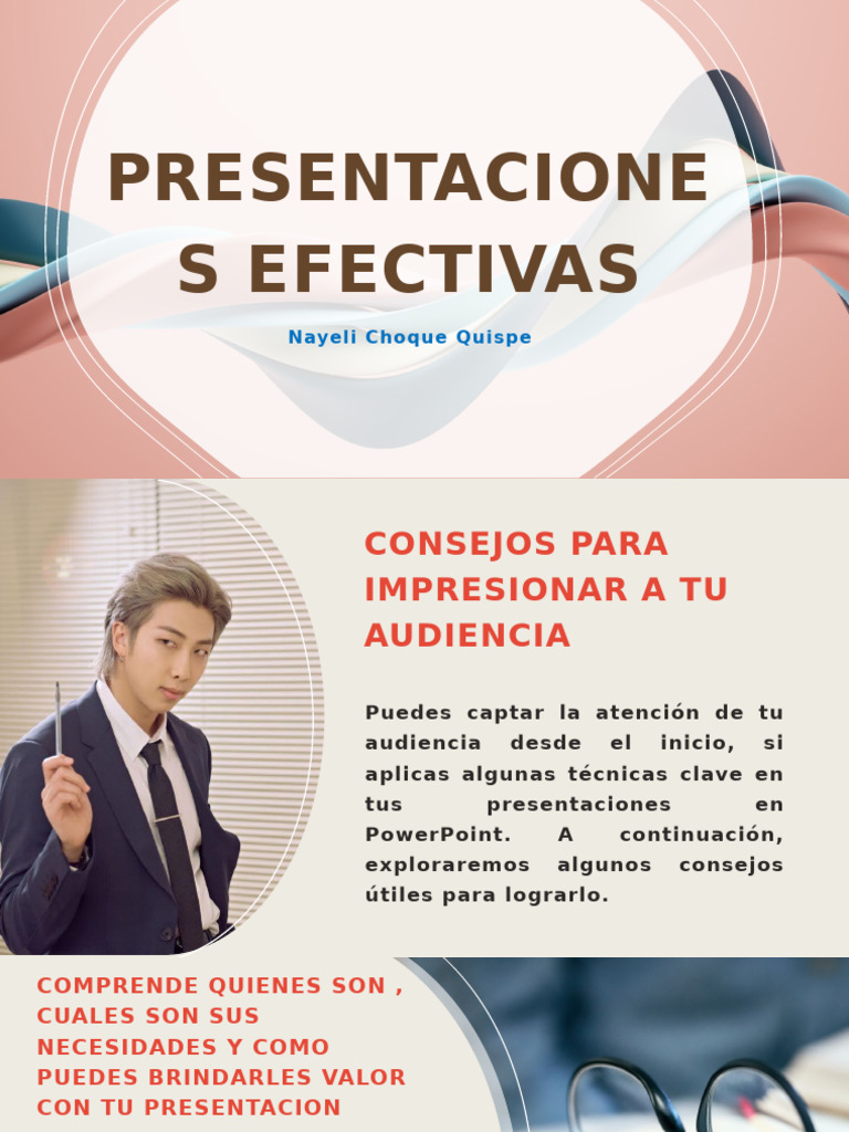 Presentaciones Efectivas | PDF | Comunicación humana