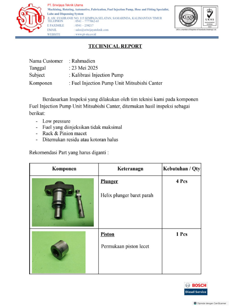 Technical Report - Rahmadien - FIP | PDF