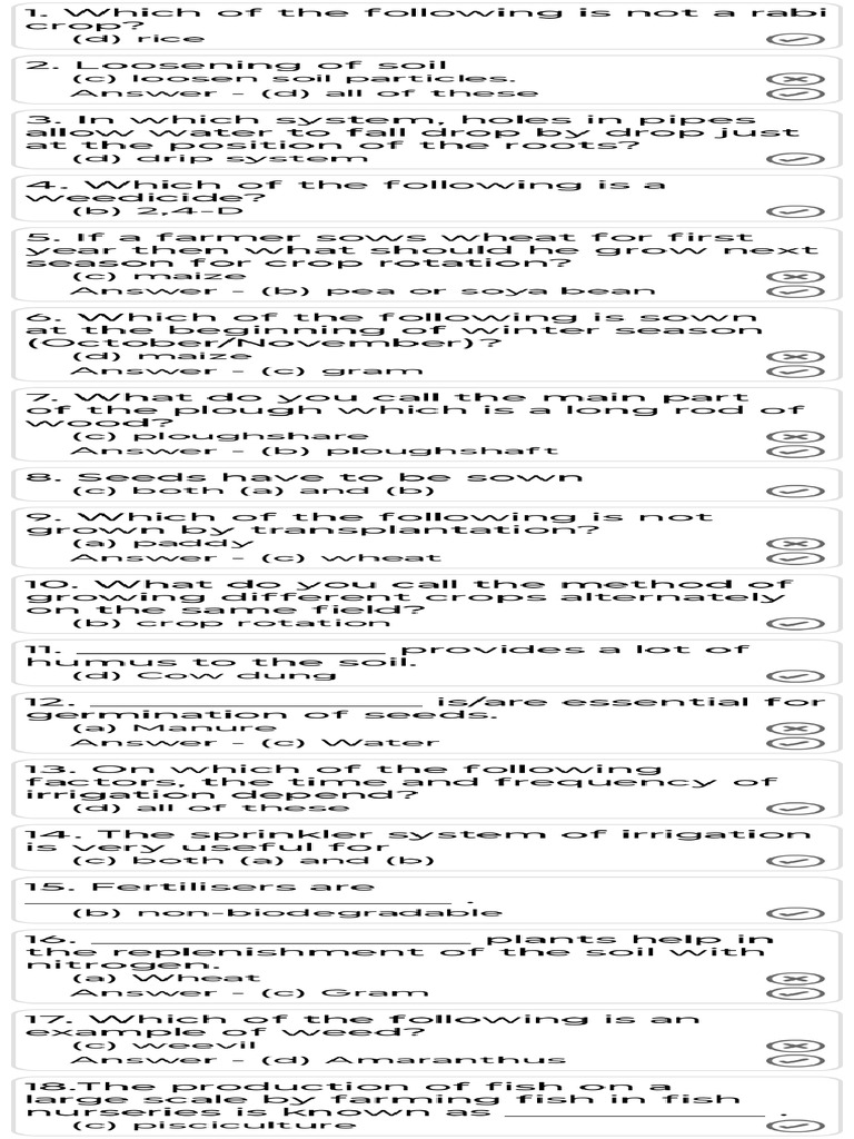 LTP-1Crop Production and Managementreview | PDF