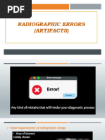 Common Errors in Dental Radiography | PDF