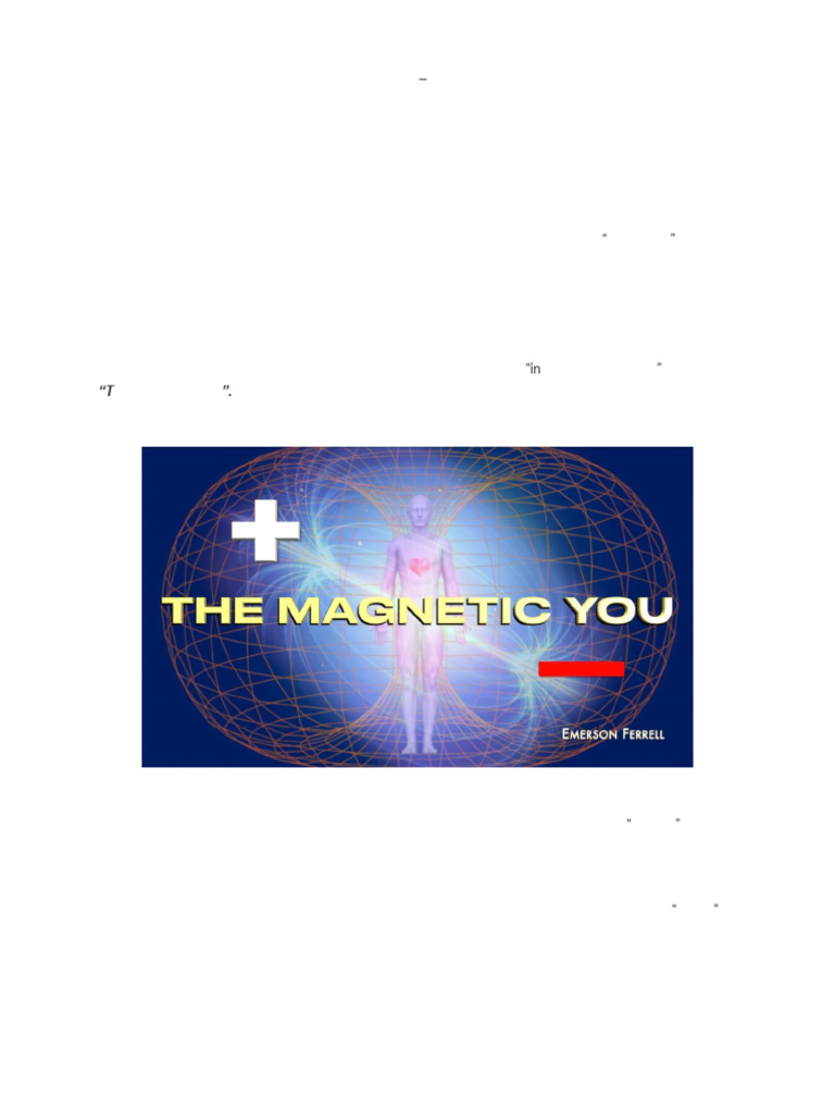 E 7064 Transcript English - The Magnetic You - Emerson Ferrell | PDF ...