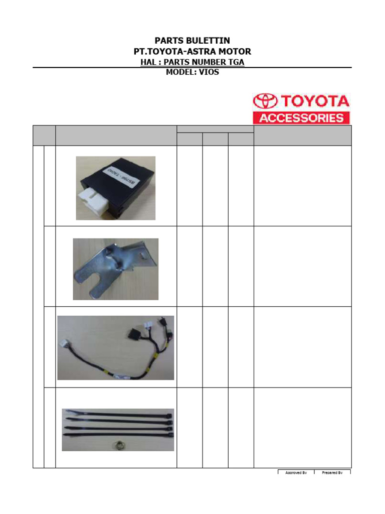 PB 008 April 2016 - Acc Vios | PDF | Front Wheel Drive Vehicles | Toyota