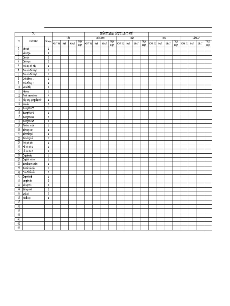 Part List | PDF
