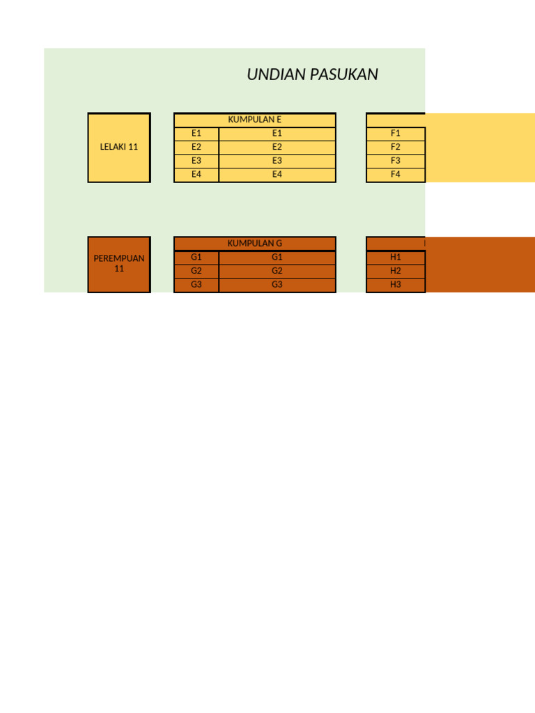 Jadual U16 Dan U11 CS 2024 | PDF