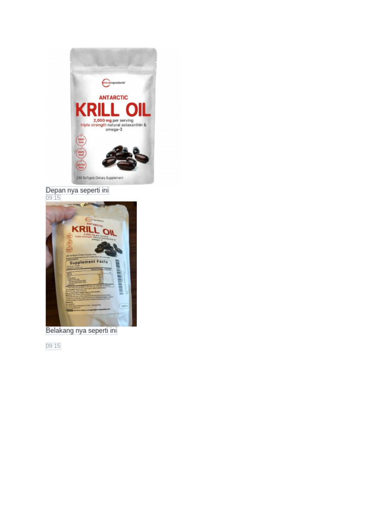 Konsep Krill Oil Baru | PDF